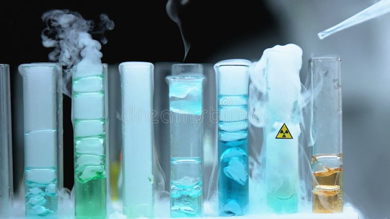 Radioactive Liquid Dripped into Substance Emitting Smoke, Weapons ...