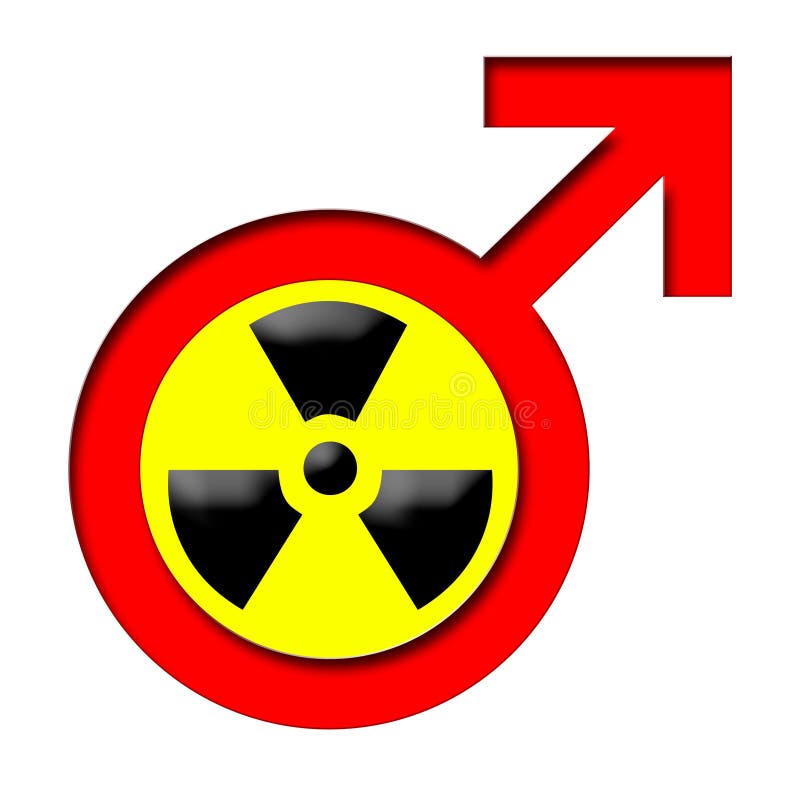Radioactive man stock illustration. Illustration of sign - 2168435