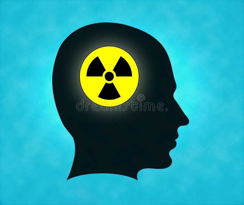 Radioactive man stock illustration. Illustration of idea - 40354965