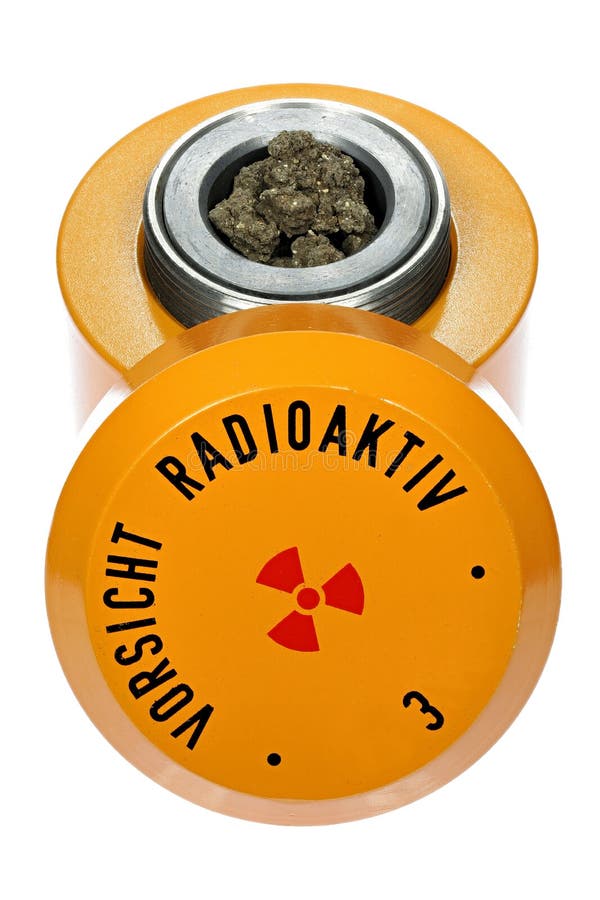 Radioactive Material Safety Containment Container Stock Photo - Image ...
