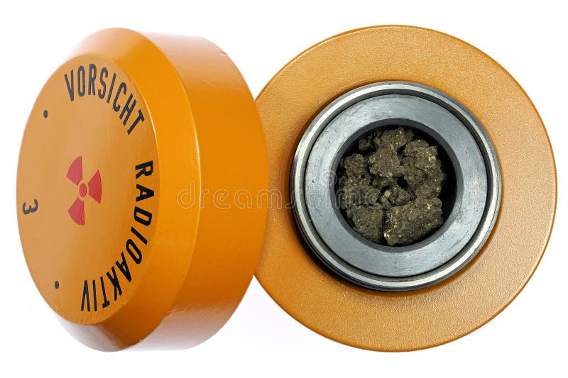 Radioactive Material Safety Containment Container Stock Photo - Image ...