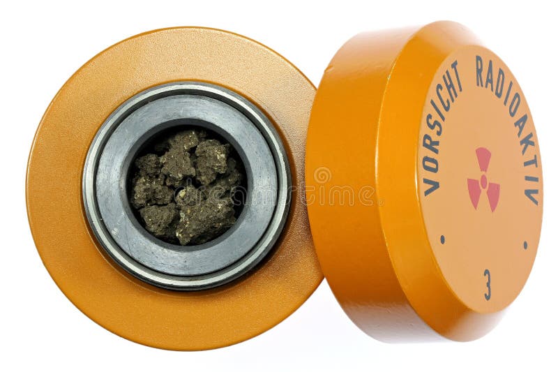Radioactive Material Safety Containment Container Stock Photo - Image ...