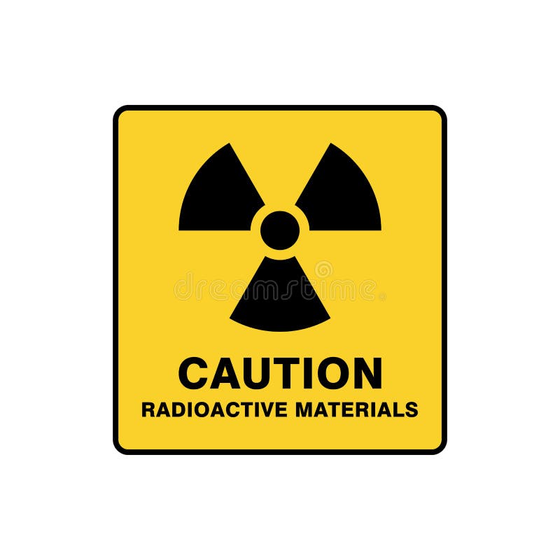 Radioactive Materials Warning Sign Stock Illustrations – 367 ...