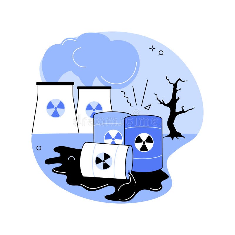 Radioactive Pollution Abstract Concept Vector Illustration. Stock ...