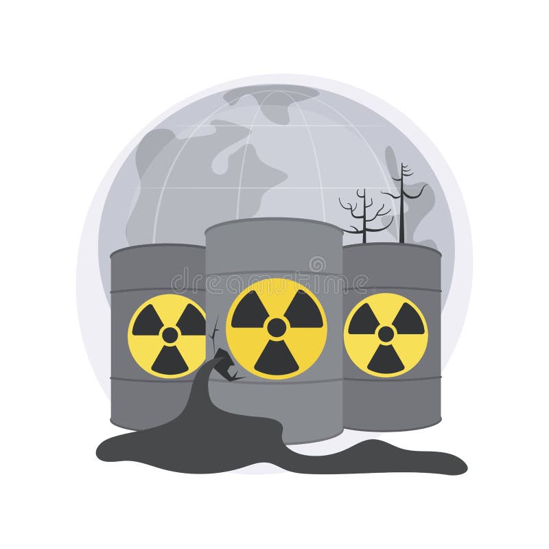 Radioactive Pollution Abstract Concept Vector Illustration. Stock ...