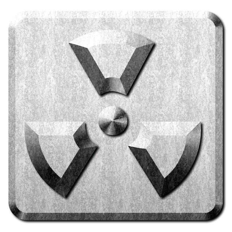 Radioactive Sign stock illustration. Illustration of chisselled - 43427937