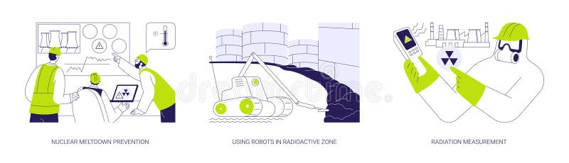 Radioactive Spill Abstract Concept Vector Illustrations. Stock Vector ...