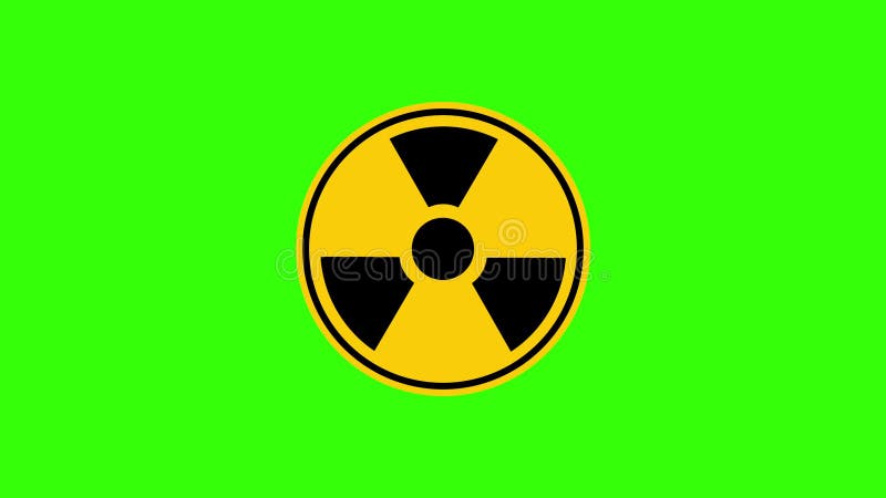 Radioactive Symbol Animated Icon Active Radio Symbol Round Triangle and ...