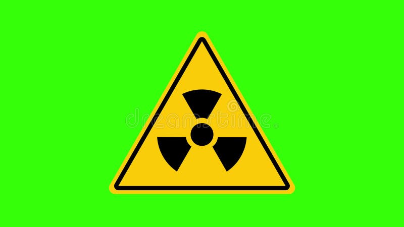 Radioactive Symbol Animated Icon Active Radio Symbol Round Triangle and ...