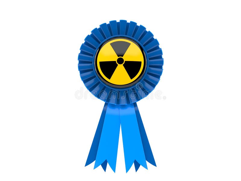 Ribbon and Atomic Warhead for International Day Against Nuclear Tests ...