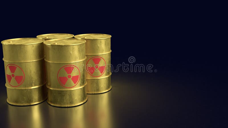The Radioactive Tank for Sci or Nuclear Concept 3d Rendering Stock ...