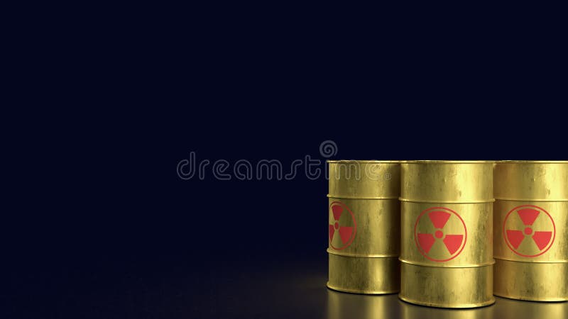 The Radioactive Tank for Sci or Nuclear Concept 3d Rendering Stock ...