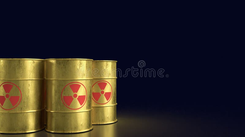 The Radioactive Tank for Sci or Nuclear Concept 3d Rendering Stock ...