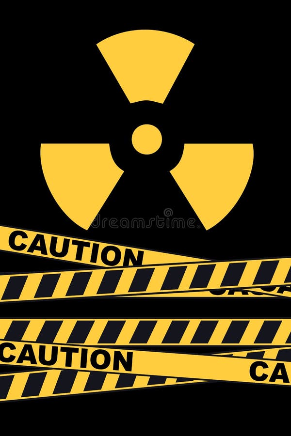 Radioactive Warning Sign, Vector Illustration Stock Vector ...