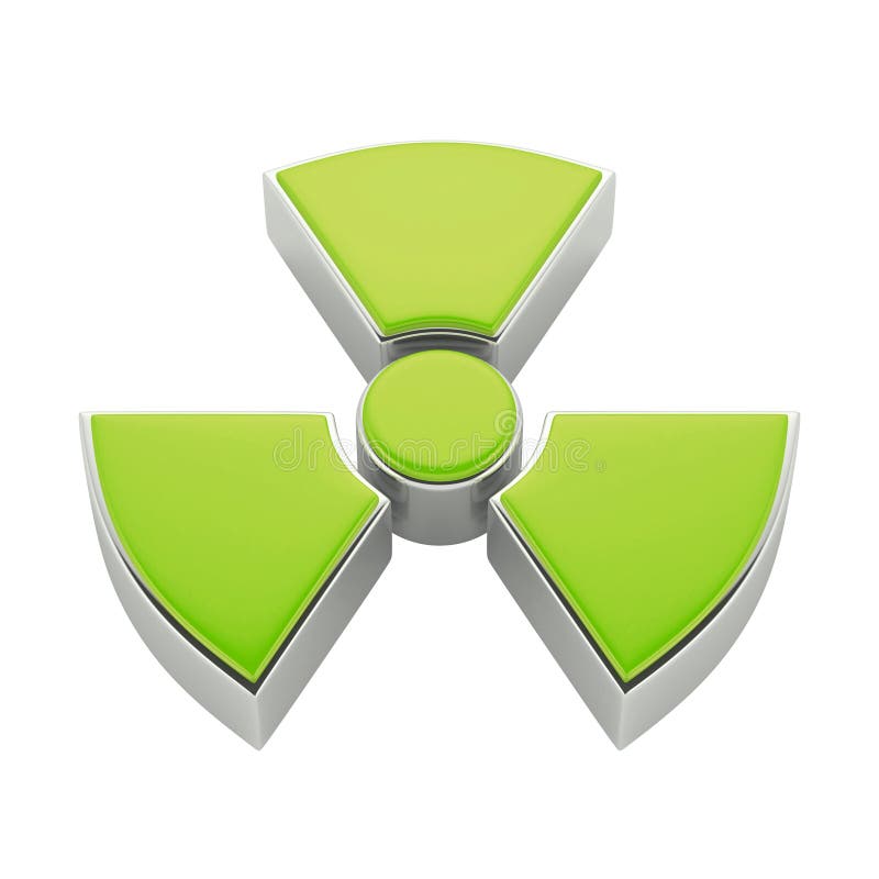 Radioactivity 3d sign stock illustration. Illustration of forewarn ...