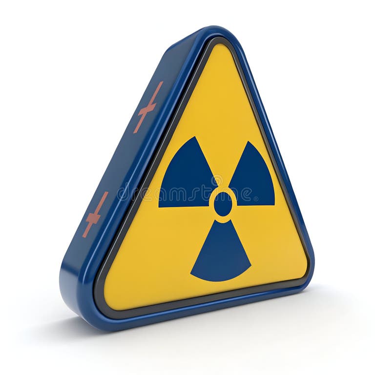 Radioactivity Icon 3D Render Stock Illustration - Illustration of ...
