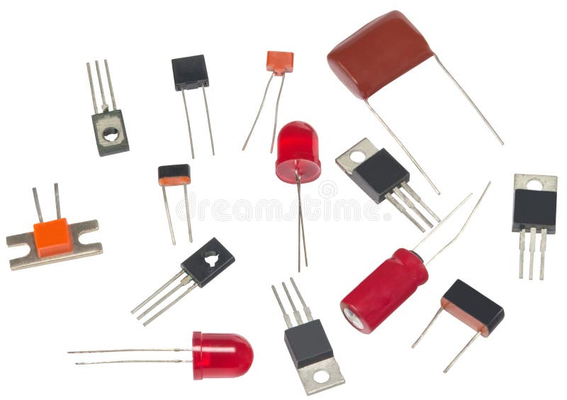 Radioelemento Novos De IC Em Um Branco Foto de Stock - Imagem de ...