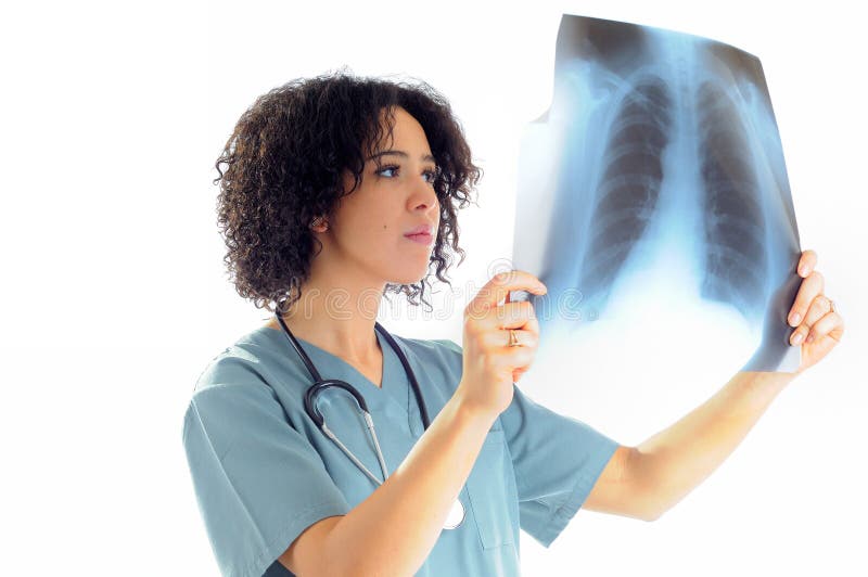 Radiologiste photo stock. Image du cheveu, médical, américain - 17809832
