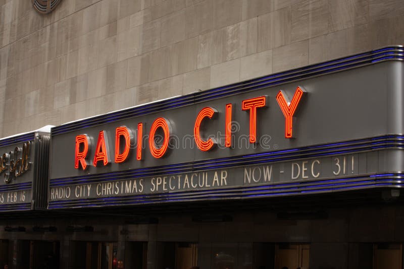 Radiostadt-Auditorium redaktionelles stockfoto. Bild von ansicht - 23287648