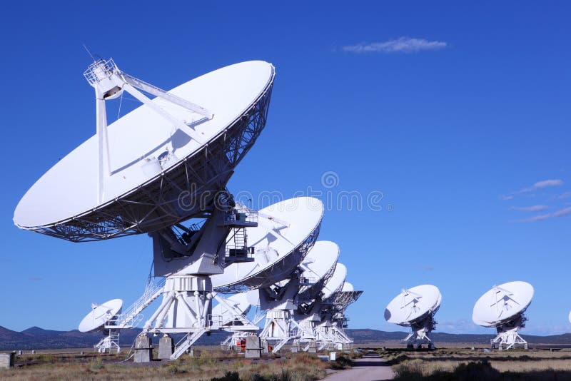Radio Antenna Dishes stock image. Image of network, nasa - 1135859