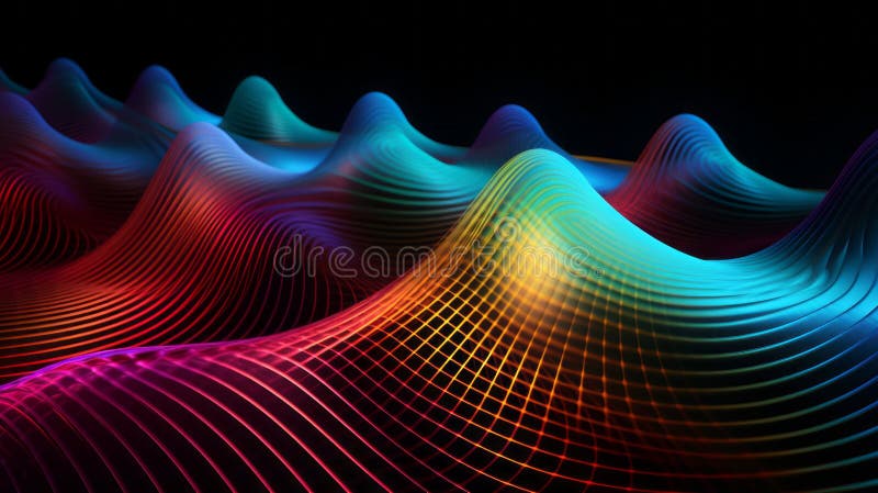 Radiowave Interference Patterns Stock Image - Image of field ...