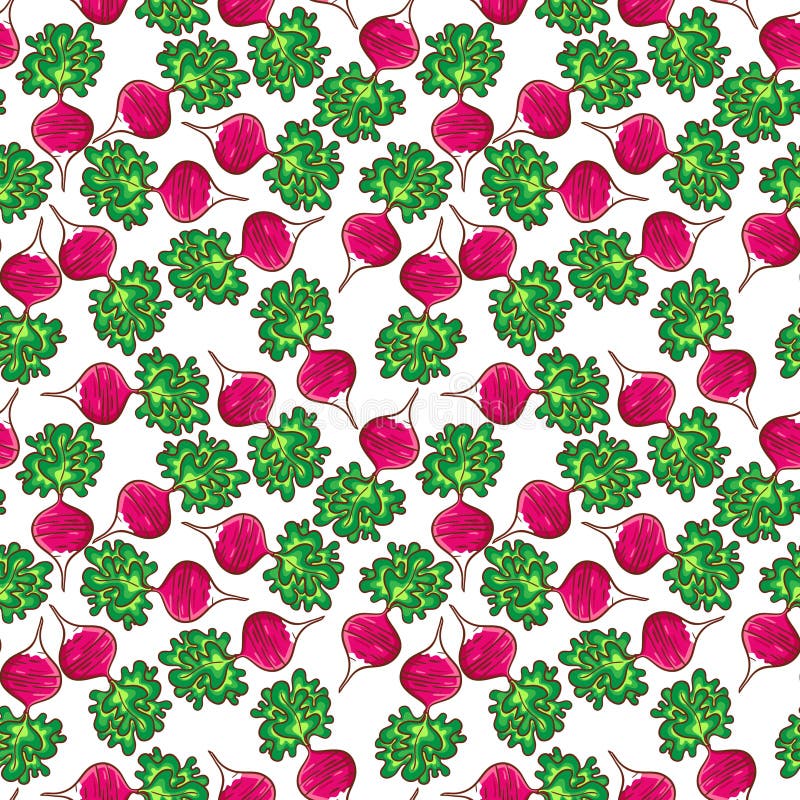 Radish Pattern Stock Illustrations – 4,058 Radish Pattern Stock ...
