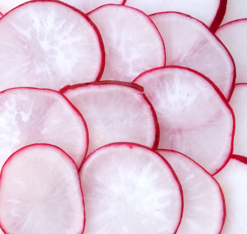 Radish slices stock image. Image of sliced, nutritional - 7265971