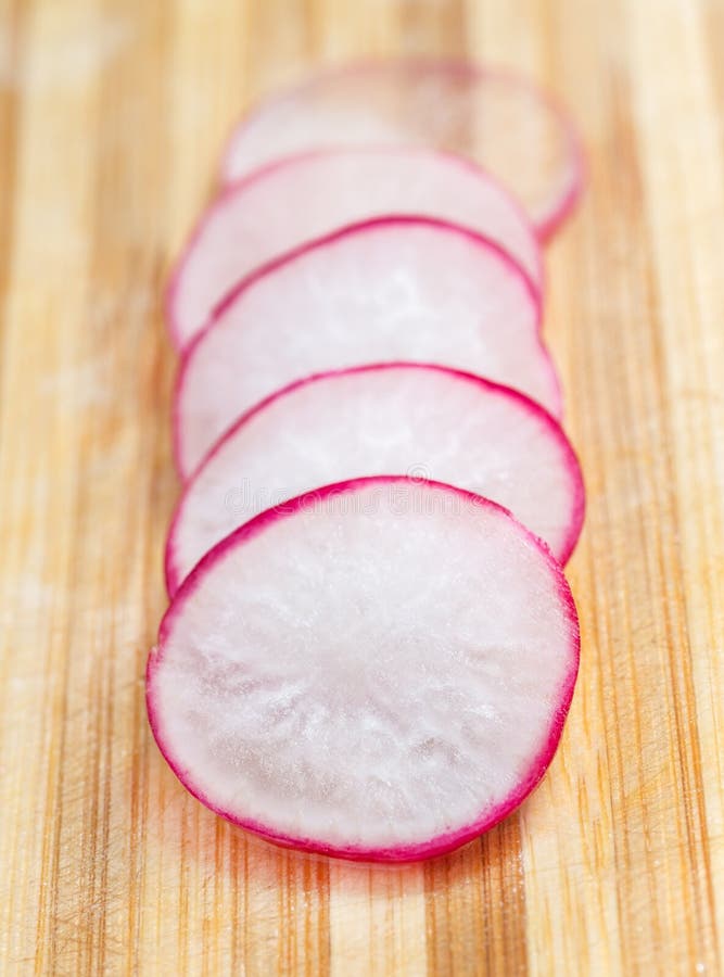 Radish slices. stock photo. Image of cutting, vegetarian - 33254552