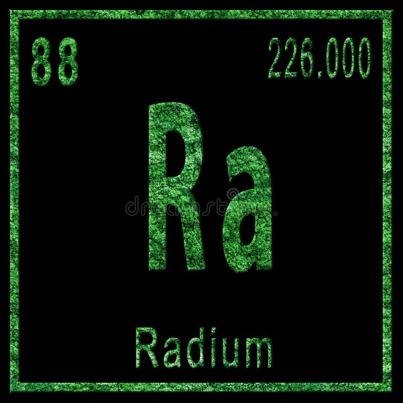 Radium - Ra - Chemical Element Periodic Table Stock Illustration ...