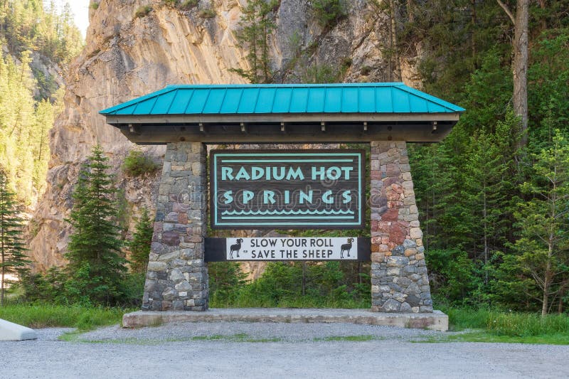 Radium Hot Springs, BC Canada - 11 JUN 2023 Editorial Photo - Image of ...
