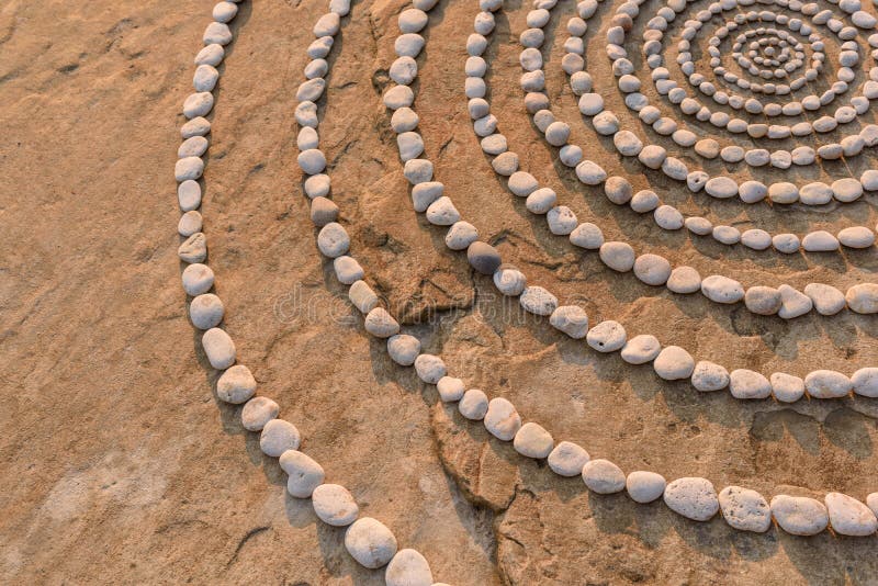 Radius of pebbles stock image. Image of circle, order - 79088799