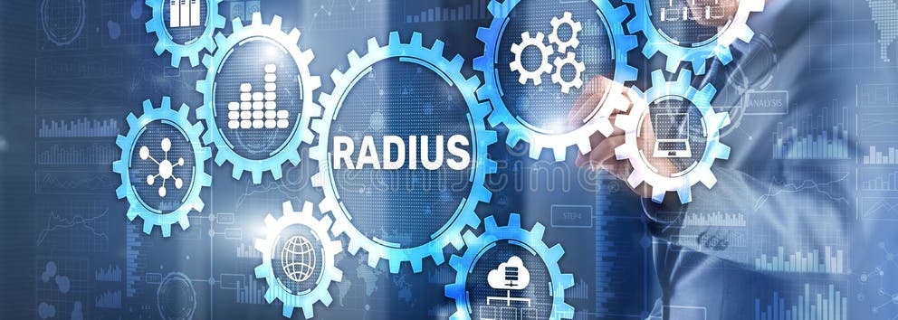 Radius. Protocol for Implementing Authentication Stock Image - Image of ...