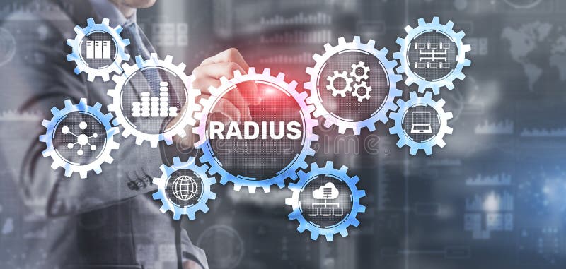 Radius. Protocol for Implementing Authentication Stock Image - Image of ...