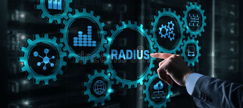 Radius Remote Authentication In Dial In User Service Stock Image Image Of Authorization