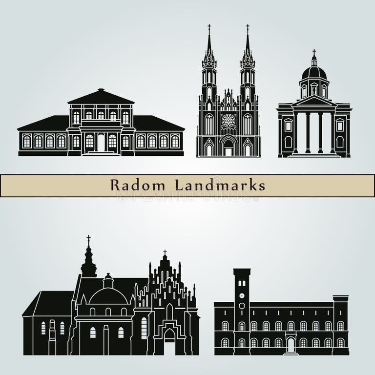Radom Landmarks Stock Illustrations – 1 Radom Landmarks Stock ...