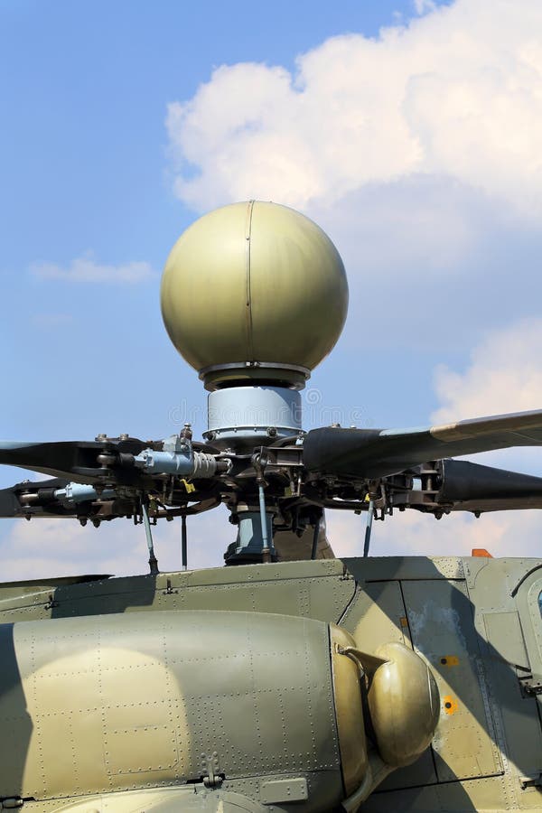 Spherical Antenna an the Metallic Platform Stock Image - Image of ...