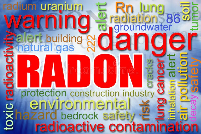 Radon Gas Infographic Concept Image Stock Photo - Image of dangerous ...