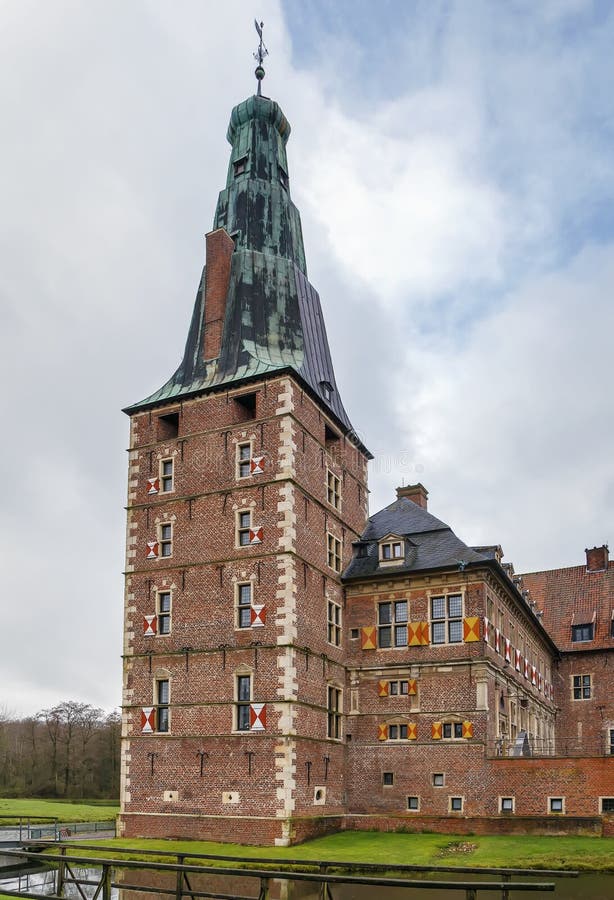 Historisches Schloss Raesfeld In Westfalen, Deutschland Stockbild ...