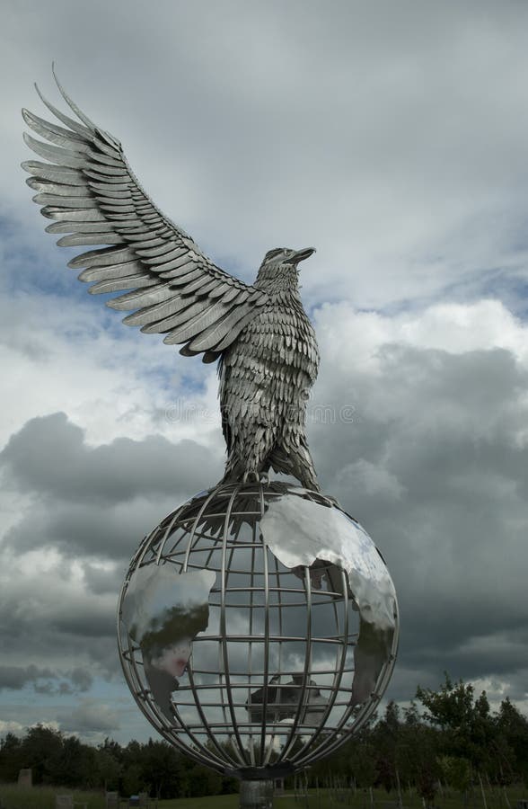 RAF Association emblem stock image. Image of globe, clouds - 28709907