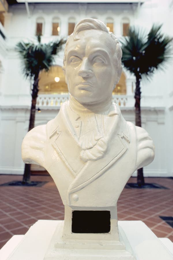 Thomas Raffles the Founder of Singapore Editorial Stock Photo - Image ...