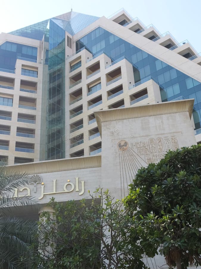 Raffles Hotel in Dubai editorial image. Image of mall - 83048155