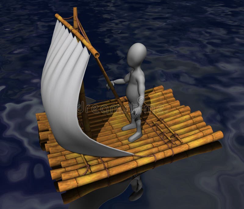 Cartoon Man Raft Stock Illustrations – 206 Cartoon Man Raft Stock ...