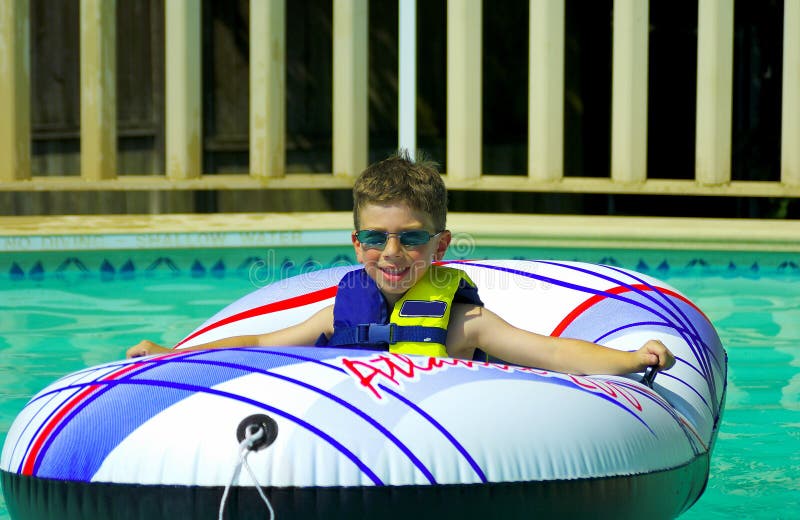 Child in a Pool stock image. Image of happy, toddler, outdoors - 179623