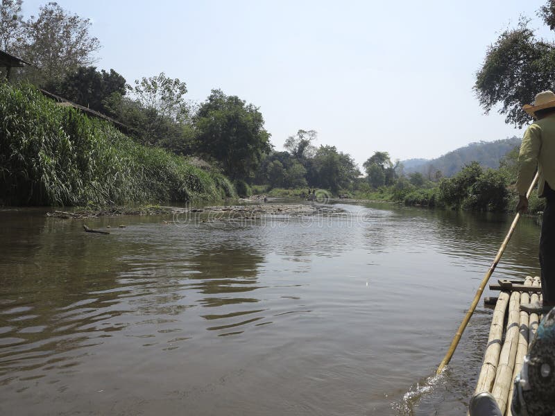 Bamboo River Tourism In Jamaica Editorial Photo - Image of african ...