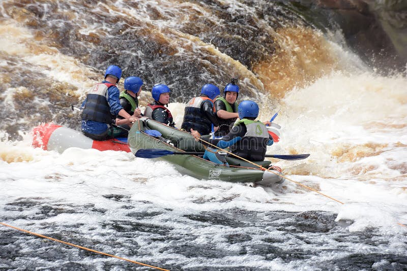 Raft the rapids editorial stock photo. Image of adventure - 58469183
