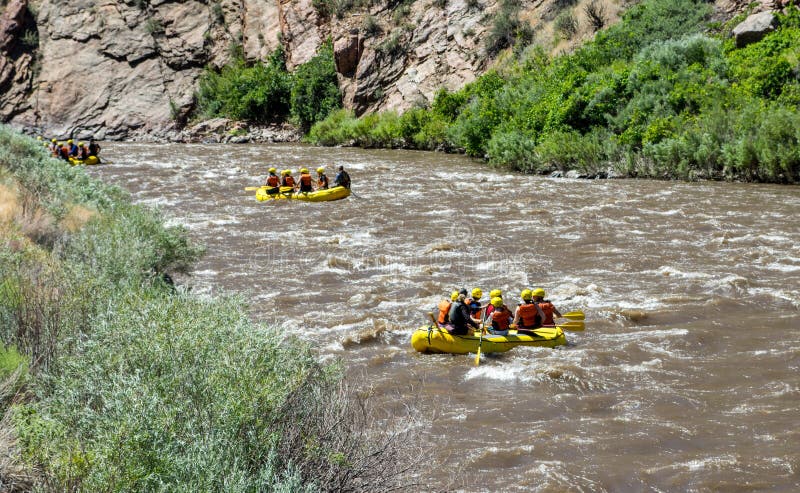 Rafters on the River editorial photography. Image of rafting - 101737012