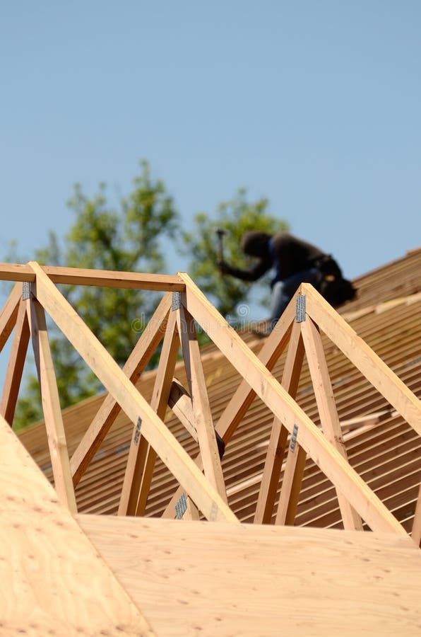 Rafters stock photo. Image of lumber, roofer, roof, timber - 32956038