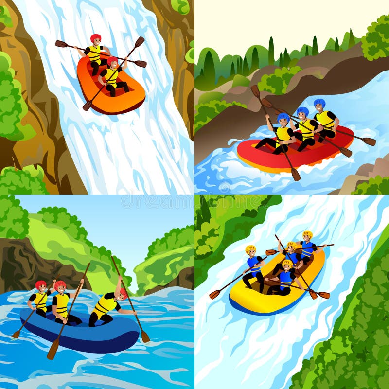 Cartoon Raft Stock Illustrations – 935 Cartoon Raft Stock Illustrations ...