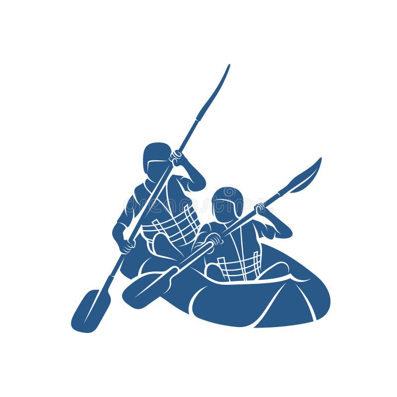 Rafting Design Vector Illustration, Creative Rafting Logo Design ...
