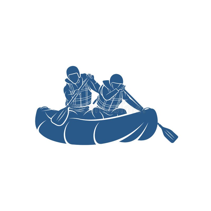 Rafting Design Vector Illustration, Creative Rafting Logo Design ...
